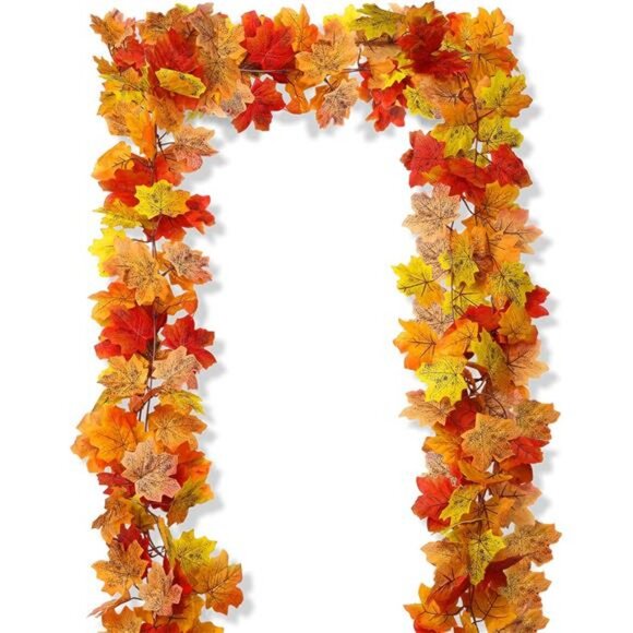 Holiday | 13ft Fall Leaf Garlands 2 Pcs Fall Garland For Mantle ...